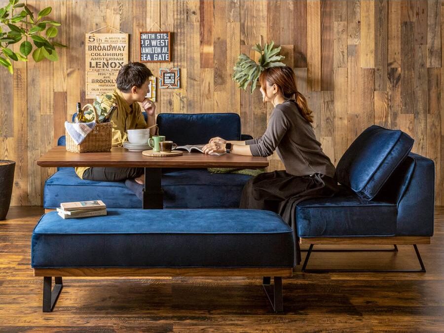 ブルーソファを取り入れて癒しと集中力を！ | FALT Furniture