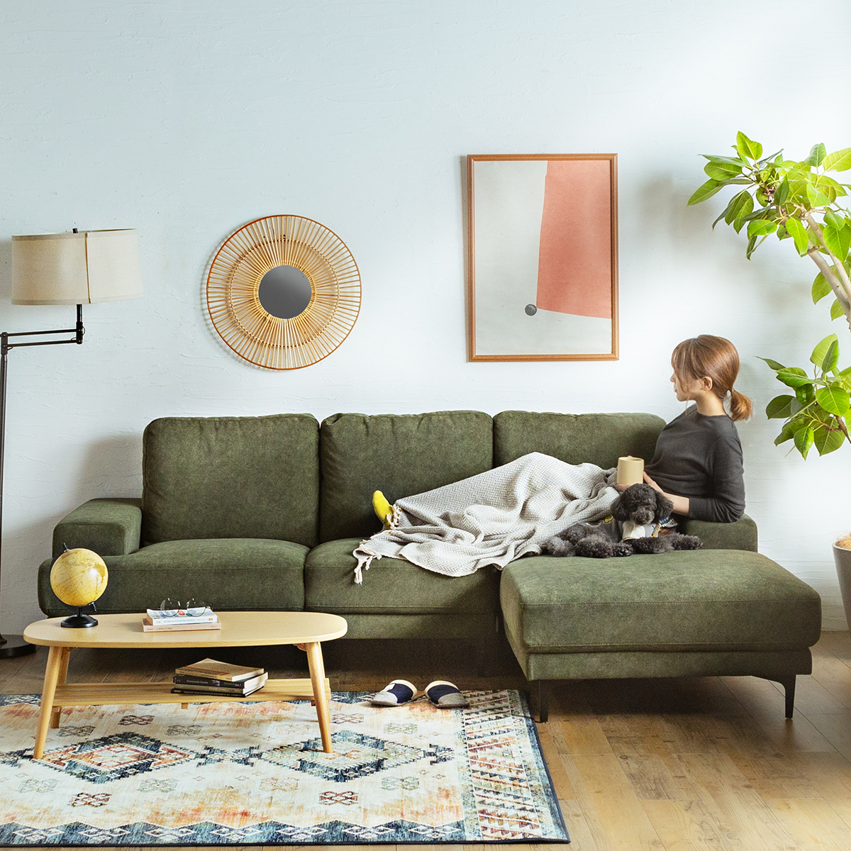 ペットと一緒に寛げる！ おすすめカウチソファ | FALT Furniture